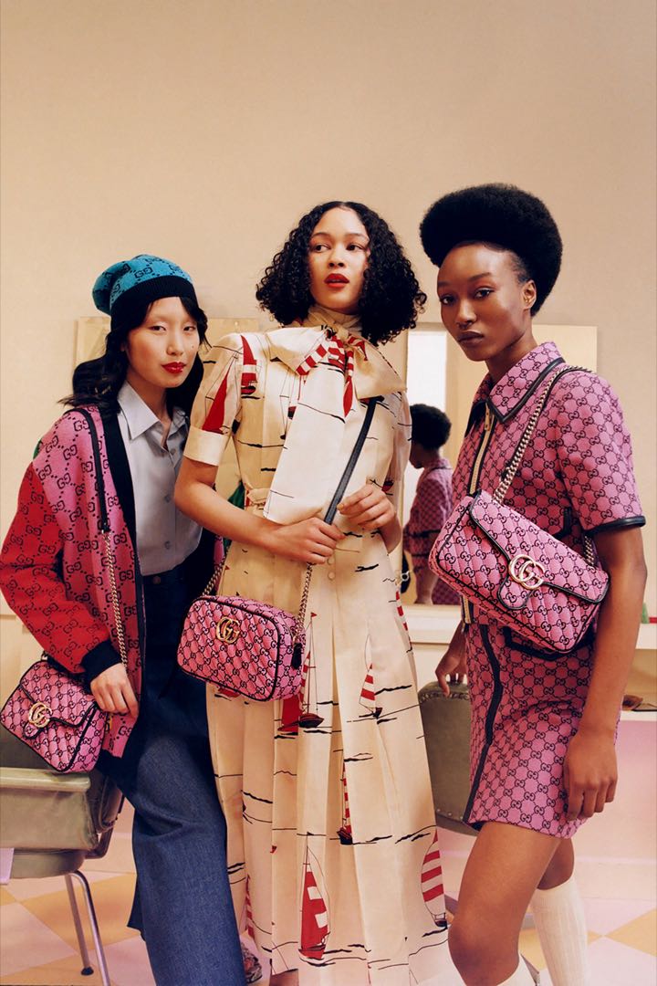 Gucci usó todos los colores de la temporada en una misma colección ...