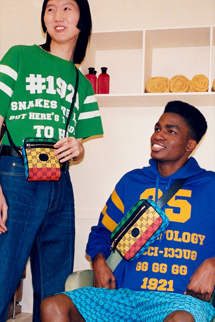 Gucci usó todos los colores de la temporada en una misma colección ...