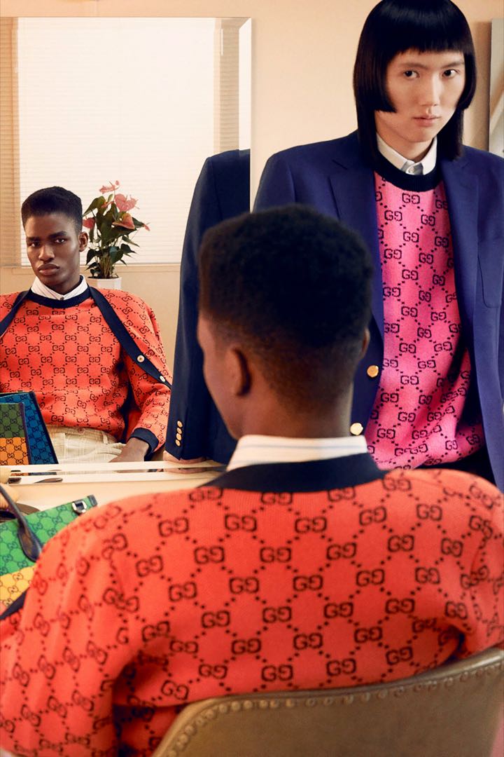 Gucci usó todos los colores de la temporada en una misma colección ...