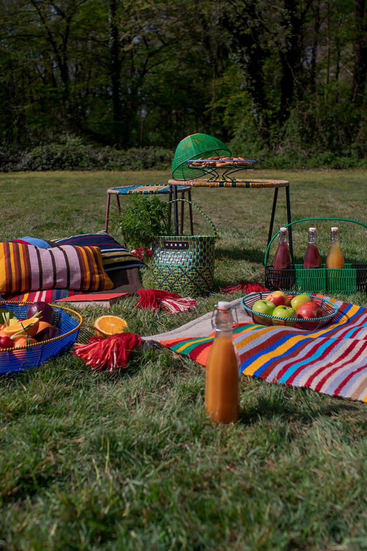 Objetos de diseño de todos los colores para hacer un picnic 2021 ...