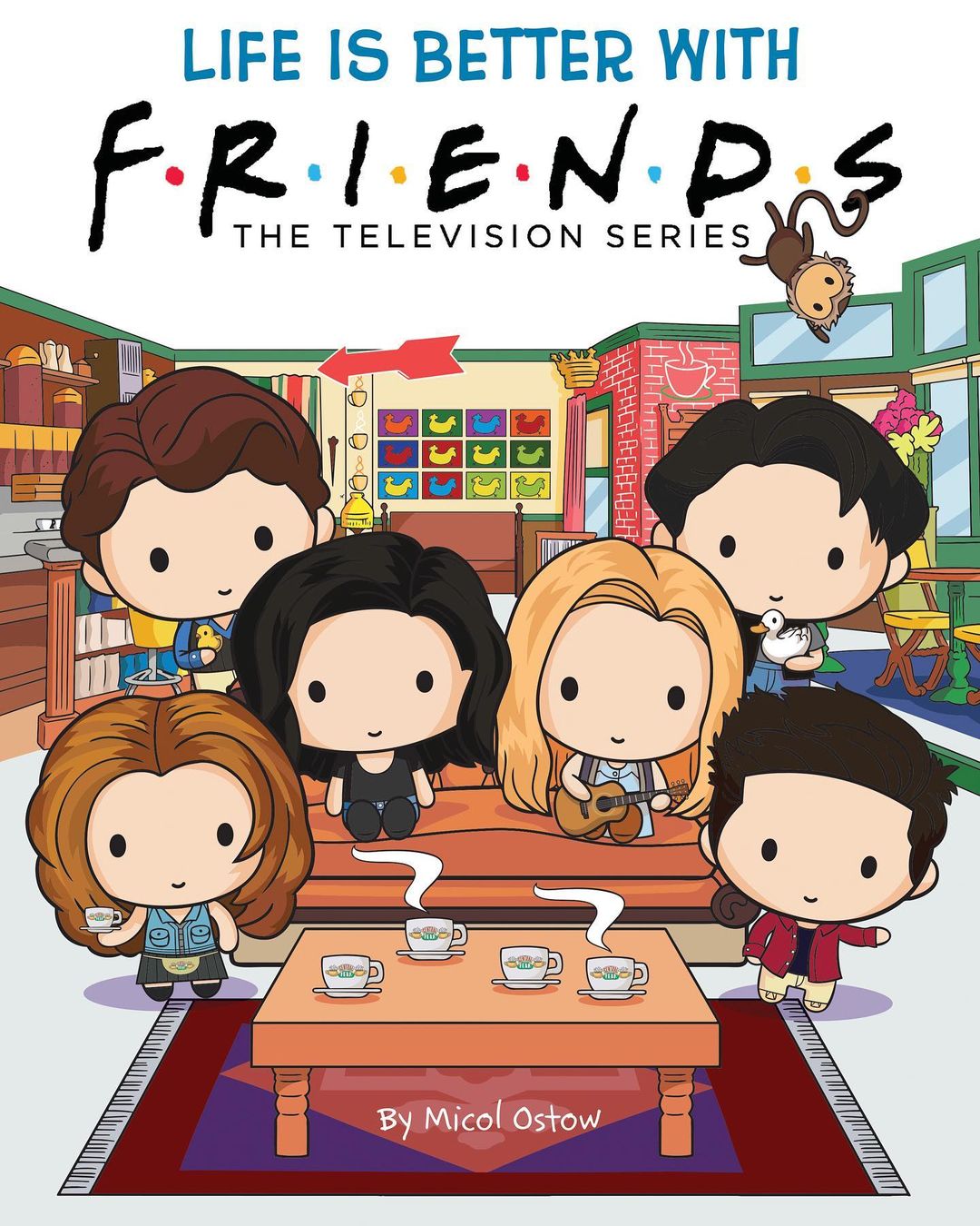 Después del reencuentro, "Friends" vuelve en un libro con ilustraciones ...