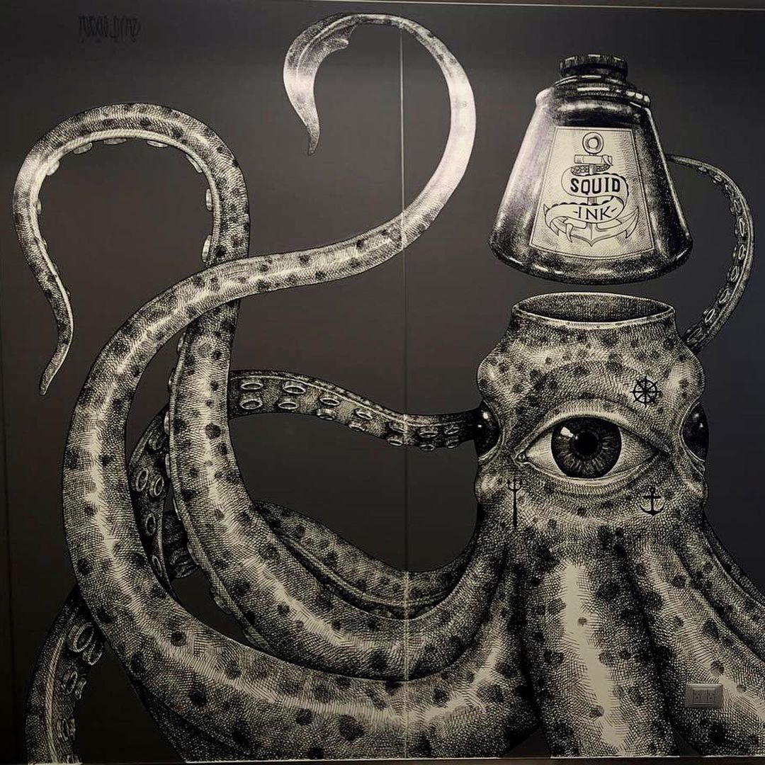 El artista Alexis Díaz pintó murales en un crucero del magnate Richard ...