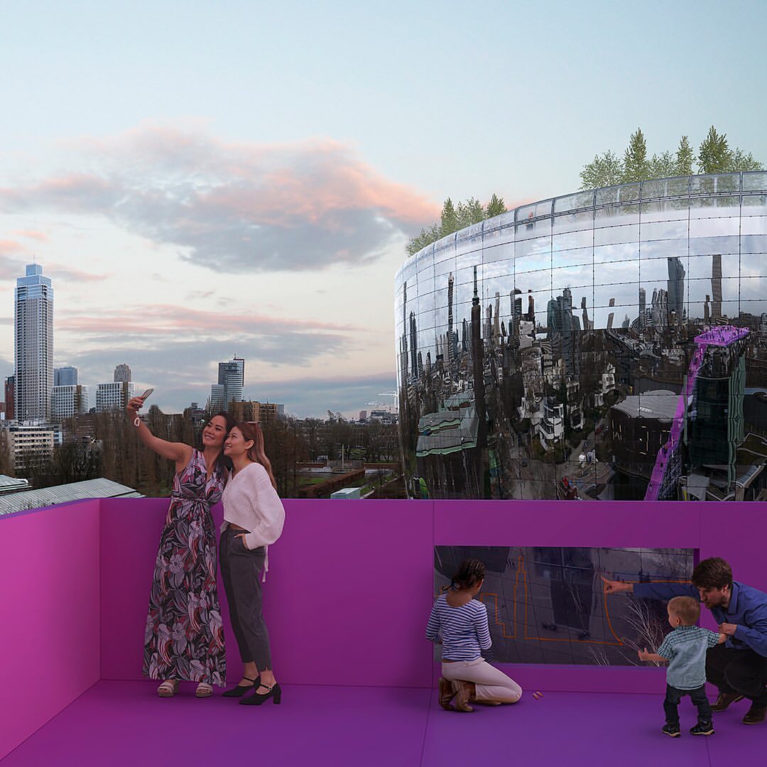 El diseño trepa a los techos de Rotterdam con una fascinante terraza ...