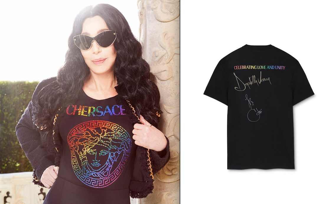 Esto es Chersace: el Orgullo de la colaboración de Versace con Cher ...