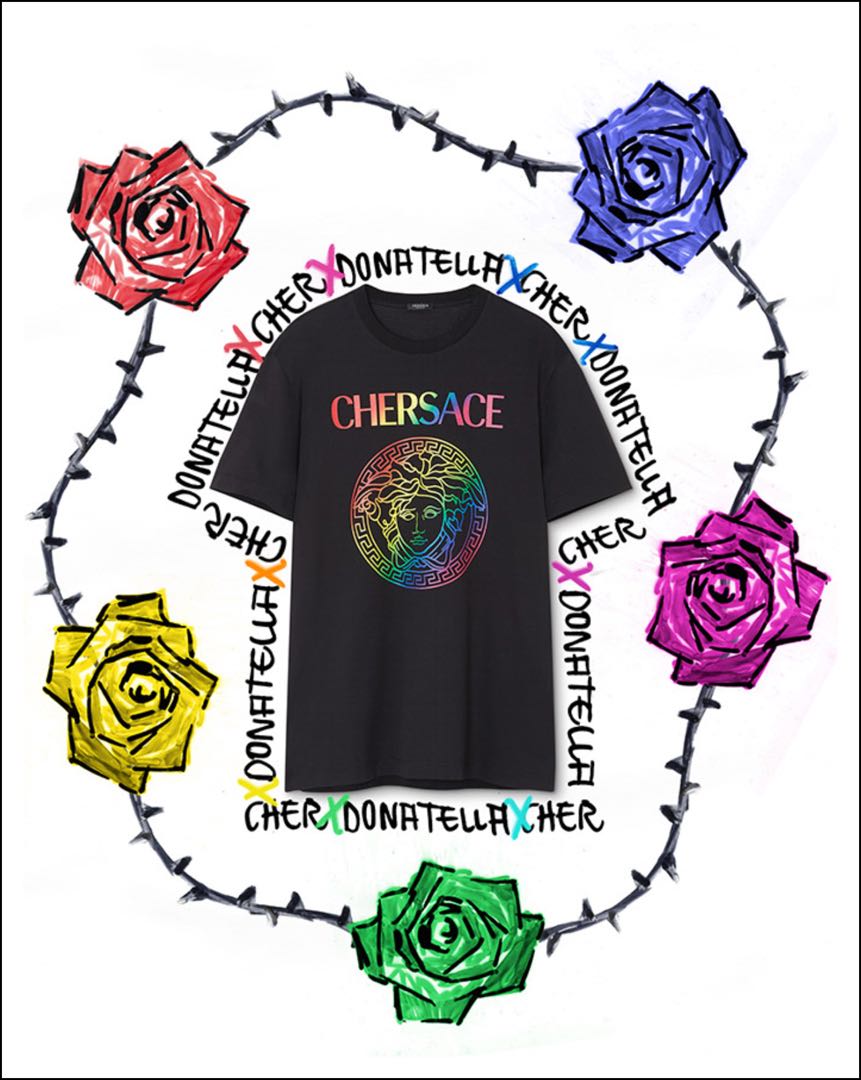 Esto es Chersace: el Orgullo de la colaboración de Versace con Cher ...