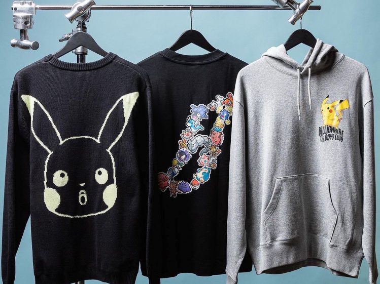 Pokémon vuelve a vestirse de moda de la mano de Billionaire Boys Club ...
