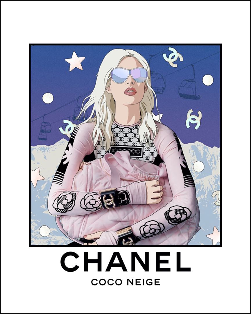 Chanel elige la ilustración y el dibujo animado para presentar su nueva ...