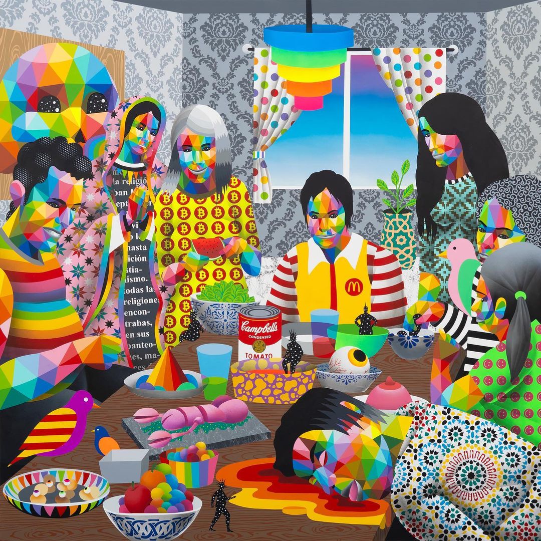 Retrato de Okuda San Miguel, el artista de los colores y las formas ...