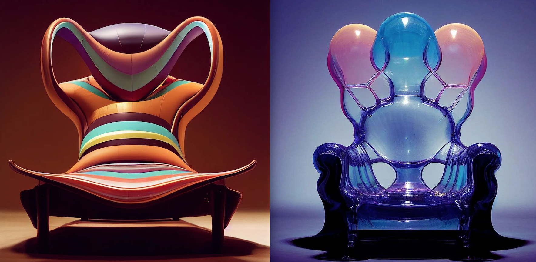 Los sillones de arte surrealista de Kaveh Najafian anticipan el futuro ...