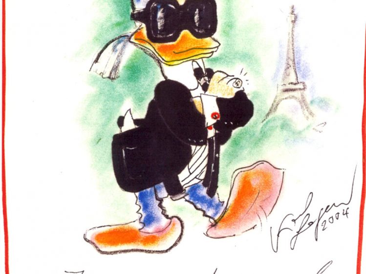 Disney y Karl Lagerfeld convierten al Pato Donald en personaje ...