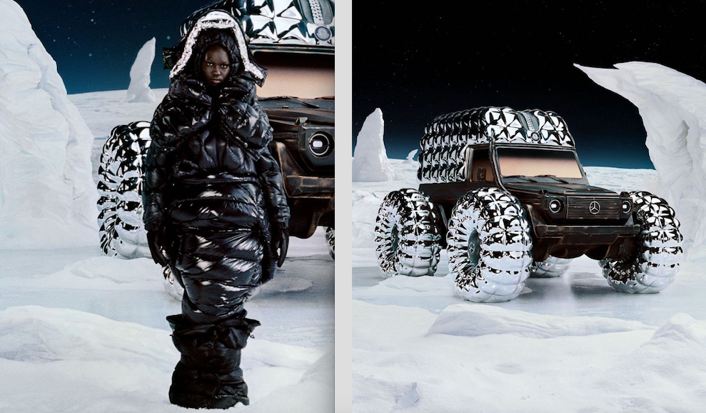 El auto de Mercedes-Benz x Moncler: diseñado para enamorar (de la ...