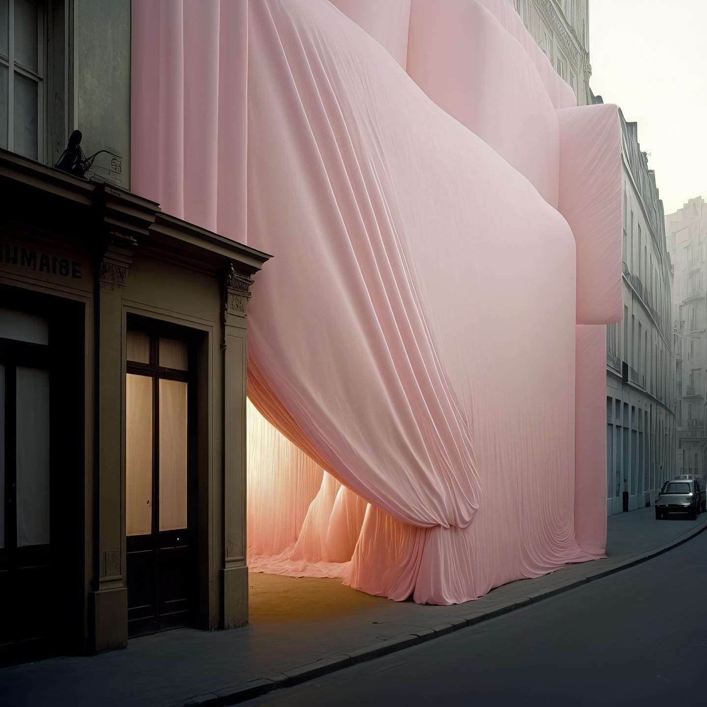 El artista argentino Andrés Reisinger tiñe de rosa París, Nueva York y ...