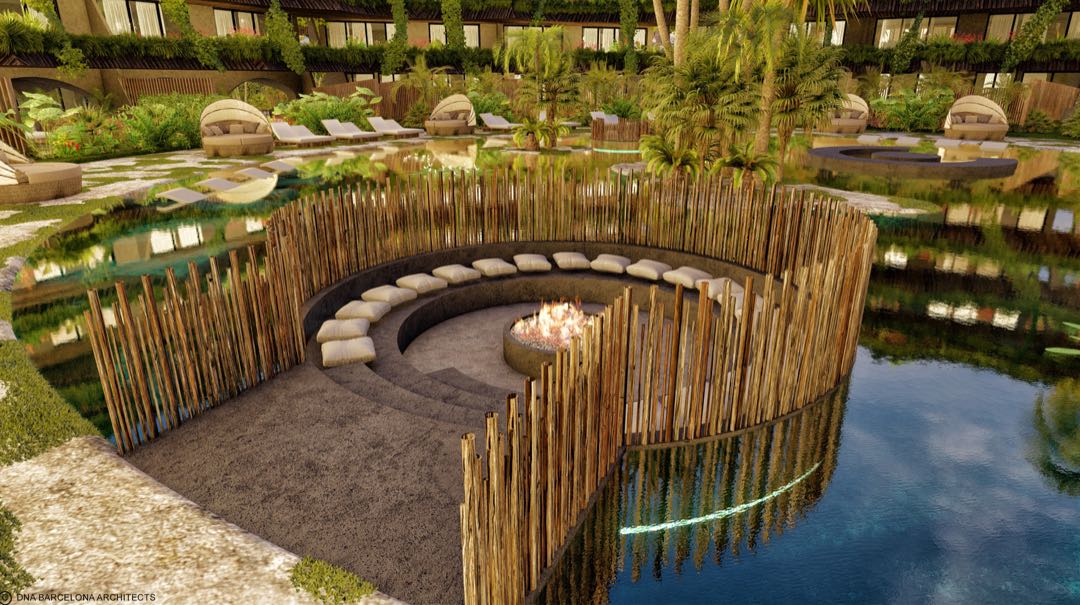 La arquitectura biofílica inspira la construcción de Zenote en Tulum ...