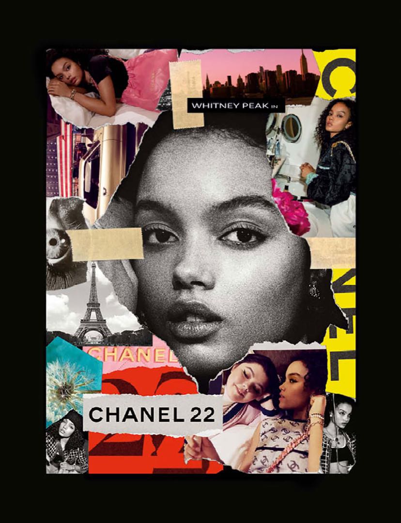 Chanel celebra la técnica del collage en la campaña de la cartera Bag ...