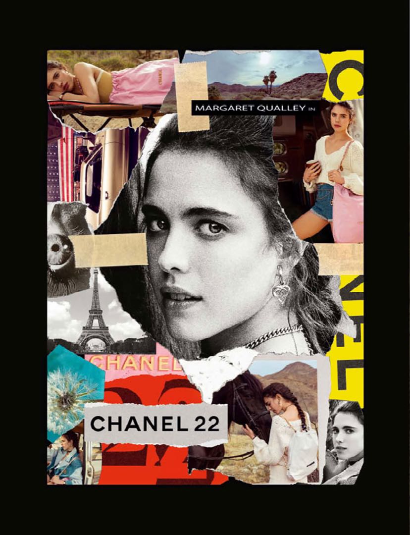 Chanel celebra la técnica del collage en la campaña de la cartera Bag ...