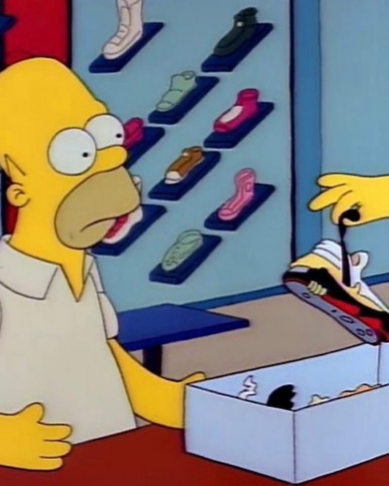 Salieron las zapatillas Assassin de los Simpsons (cuando el diseño ...