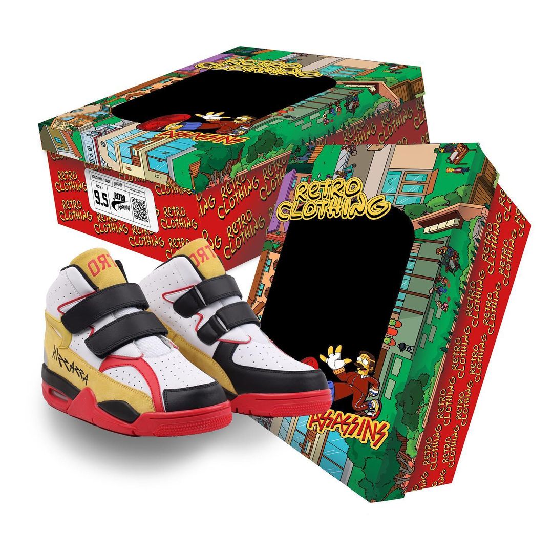 Salieron las zapatillas Assassin de los Simpsons (cuando el diseño ...