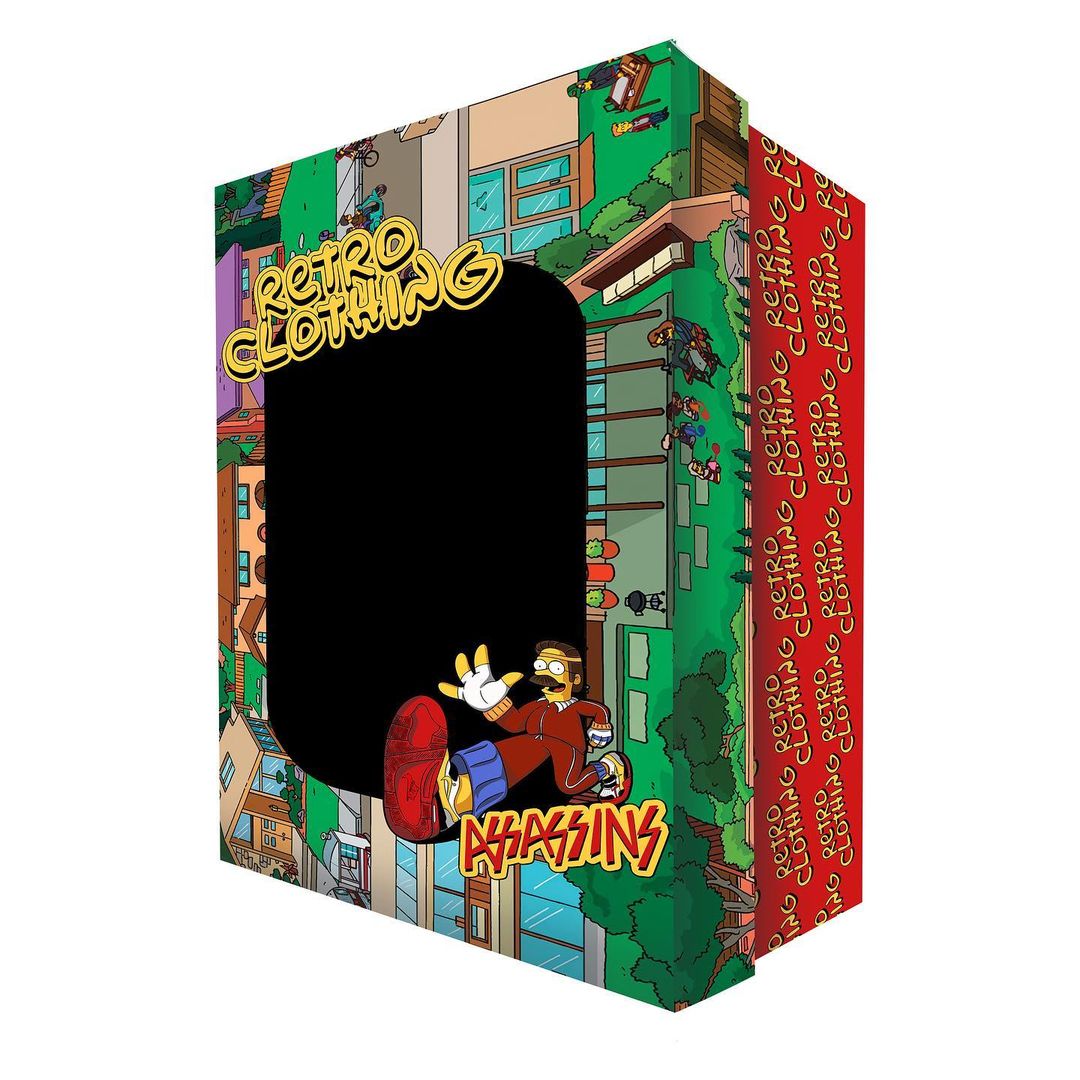 Salieron las zapatillas Assassin de los Simpsons (cuando el diseño ...