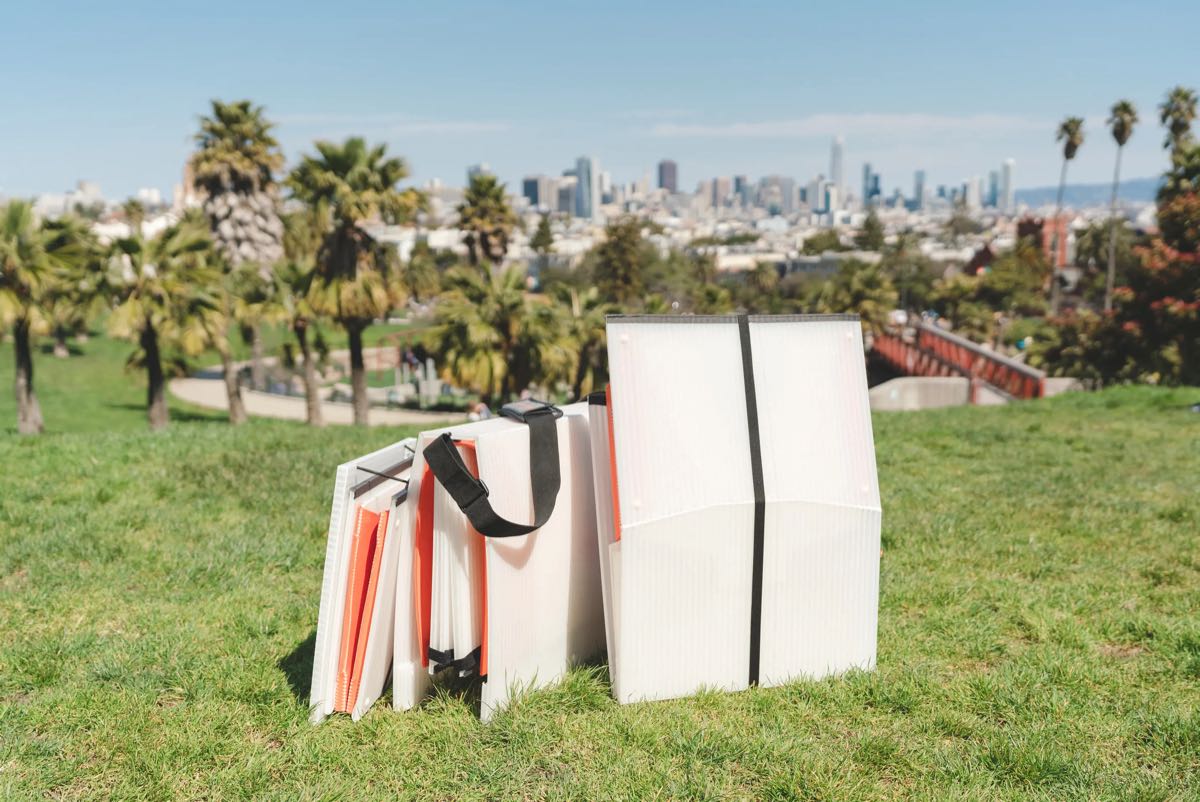 El origami inspira el diseño de muebles de exterior y para el camping ...