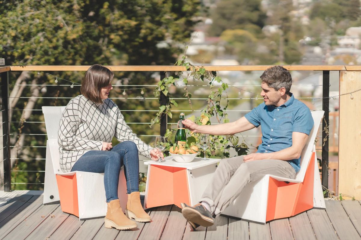 El origami inspira el diseño de muebles de exterior y para el camping ...