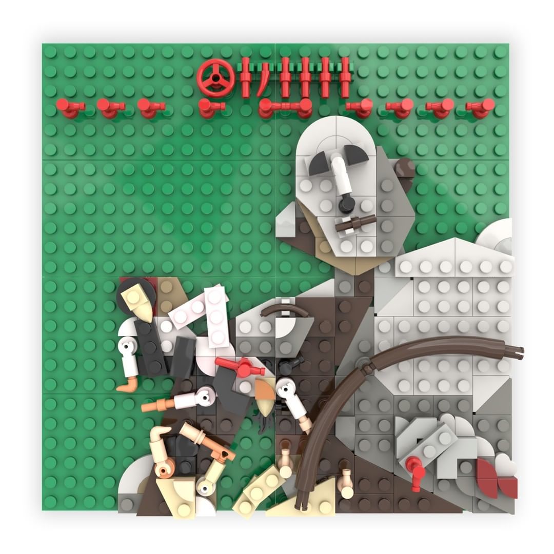 10 increíbles recreaciones de portadas de discos hechas con piezas de ...