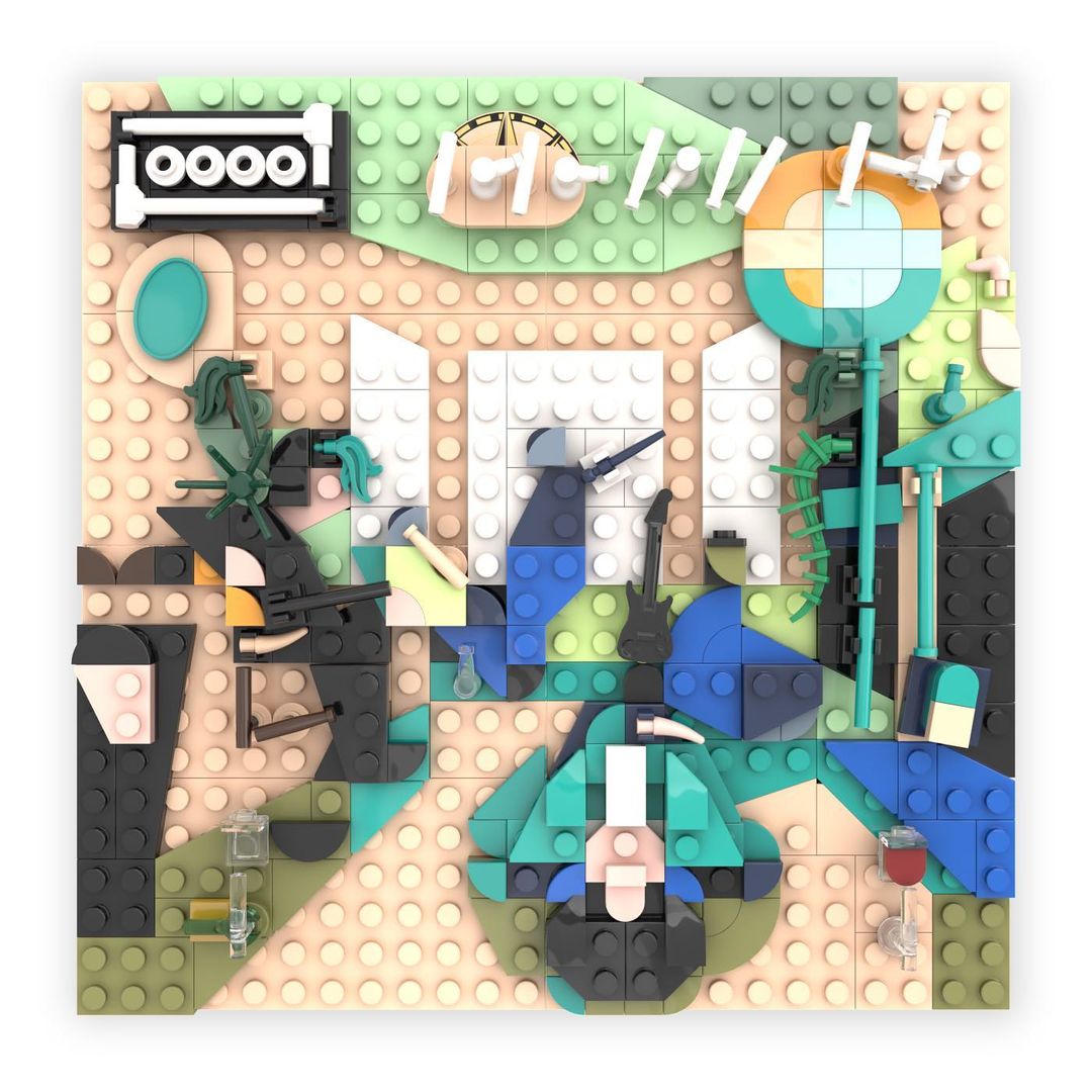 10 increíbles recreaciones de portadas de discos hechas con piezas de ...