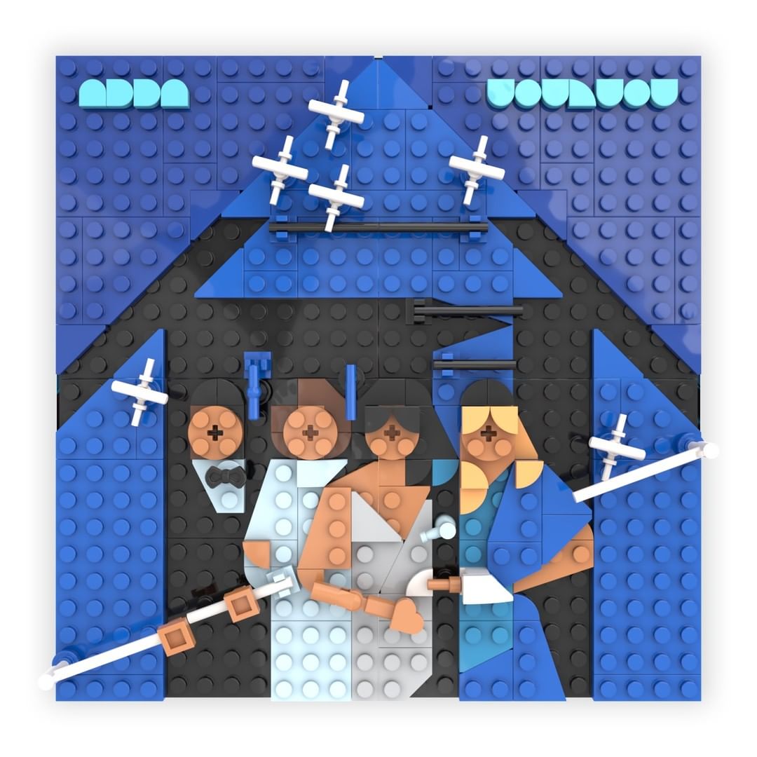 10 increíbles recreaciones de portadas de discos hechas con piezas de ...