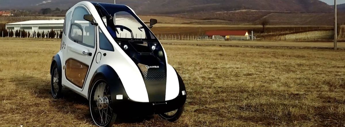 Así es el asombroso Quadvelo: el innovador vehículo eléctrico mitad ...