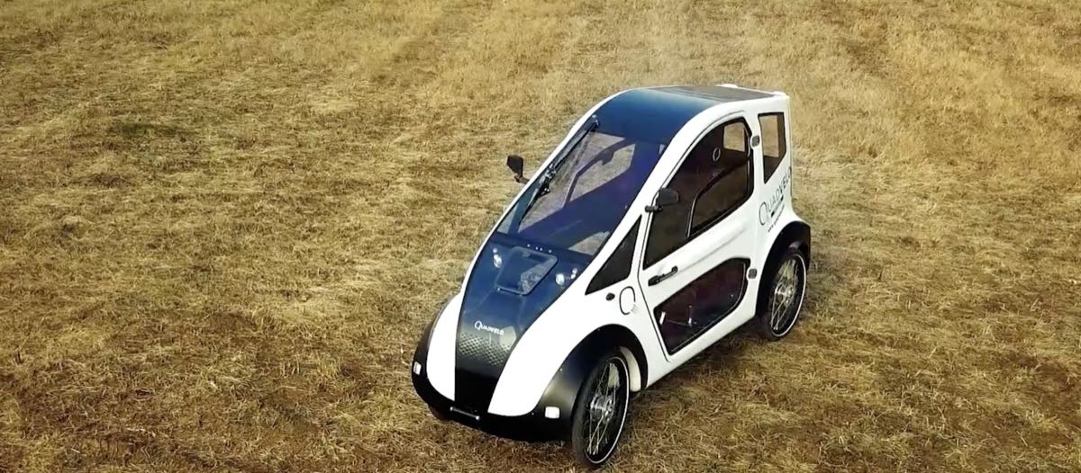 Así es el asombroso Quadvelo: el innovador vehículo eléctrico mitad ...