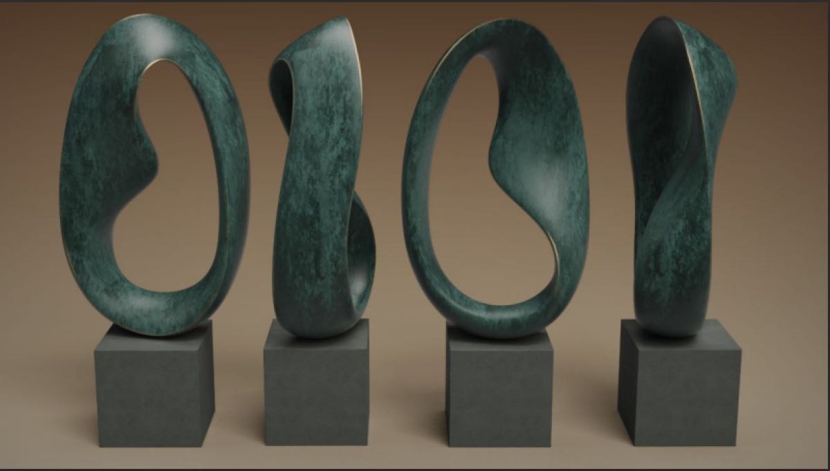 La artista Elba Bairon celebra “el poder de la curva” en una escultura ...