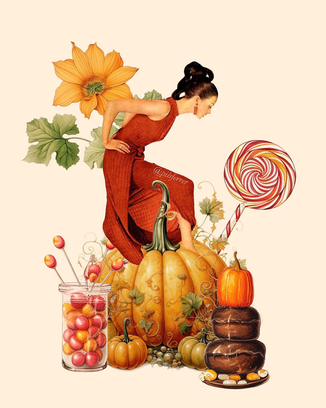 10 collages para descubrir el maravilloso mundo de Pilar Ferrer ...