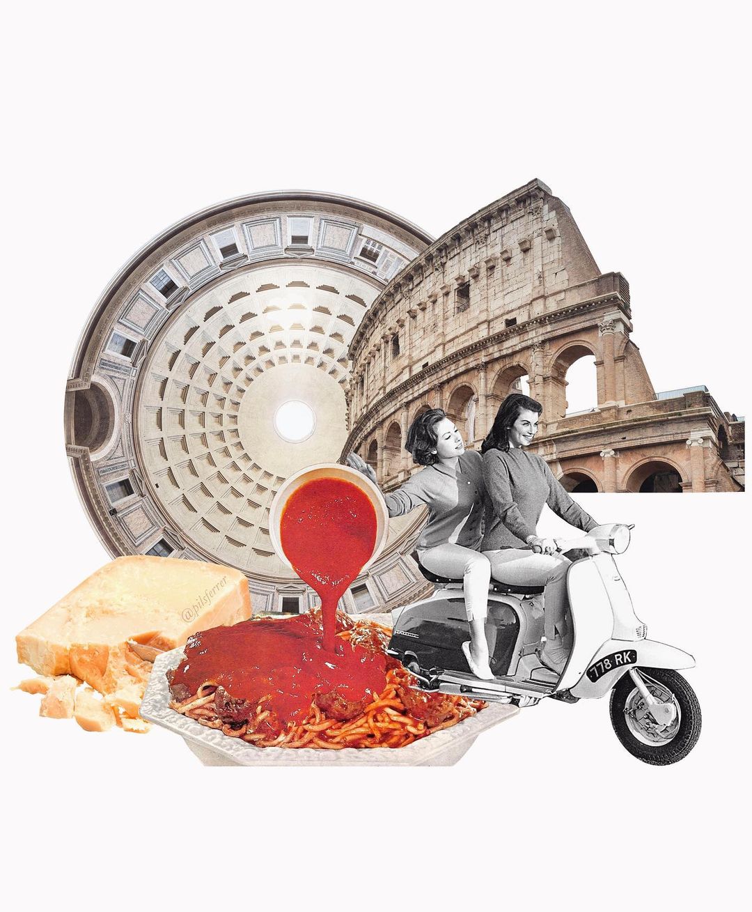 10 collages para descubrir el maravilloso mundo de Pilar Ferrer ...