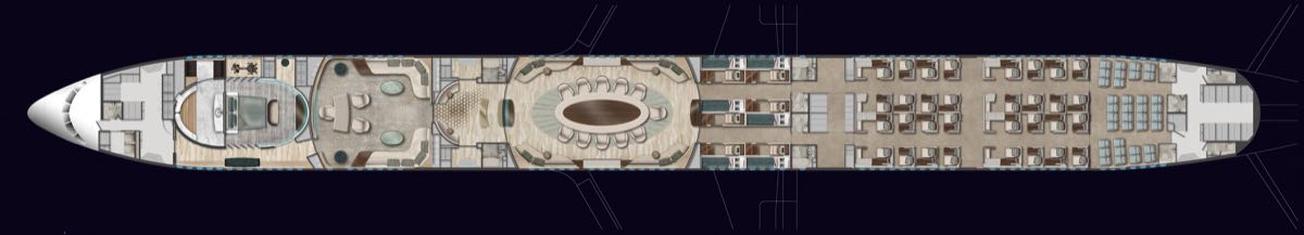 Bienvenidos a bordo del concepto de diseño del avión más lujoso del ...
