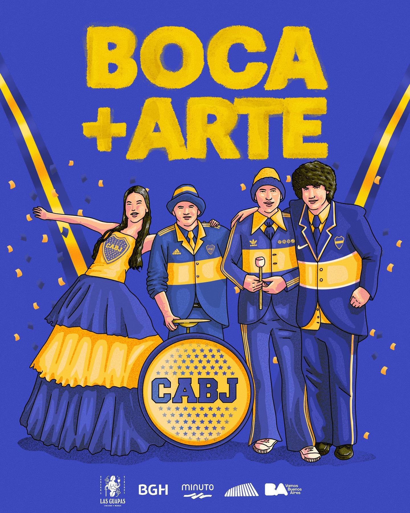 BOCA +ARTE: cómo es la muestra de artistas hinchas de Boca – PuroDiseño
