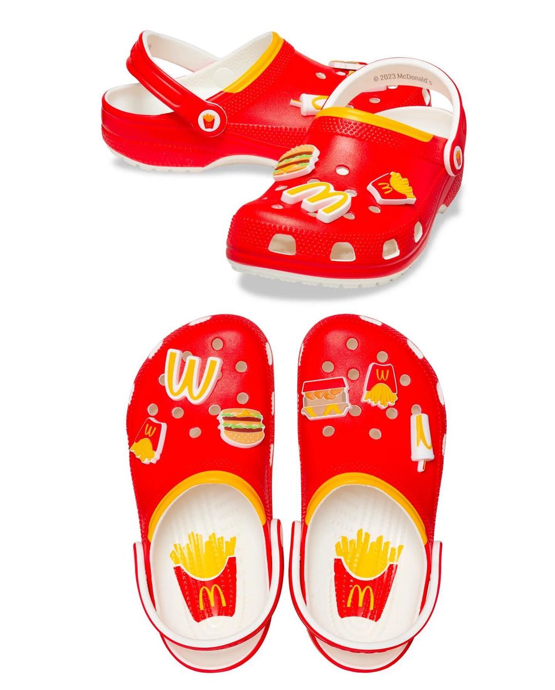 Así es la vibrante colaboración de McDonald’s x Crocs (¡la sandalia ...
