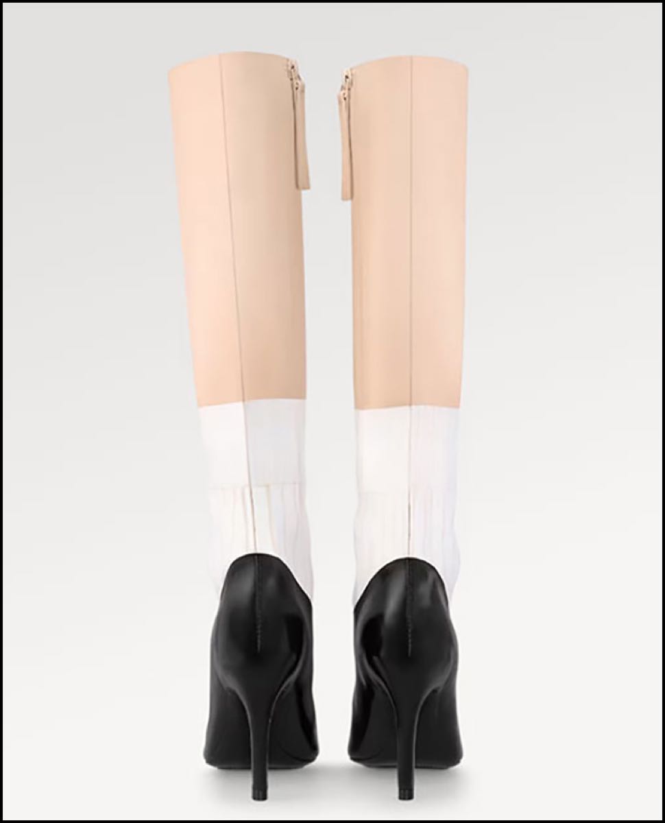 Así son las botas Illusion de Louis Vuitton que imitan una pierna real ...