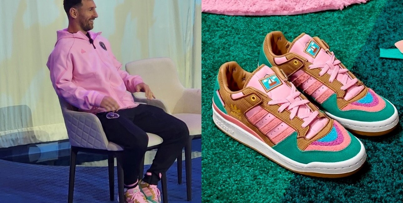 ¡Messi se puso las zapatillas adidas de Los Simpsons! – PuroDiseño