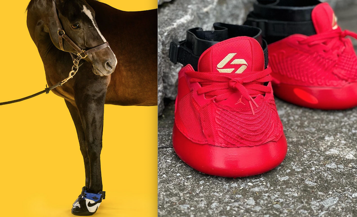 Así son las increíbles zapatillas para caballos Horse Kicks (¡una ...