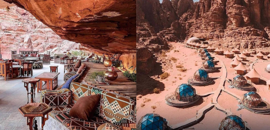 Descubrí un fascinante campamento de domos en el desierto de Jordania ...