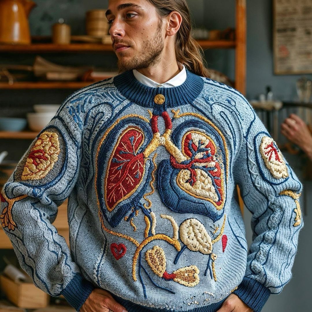 Un artista diseña “sweaters anatómicos” con inteligencia artificial ...