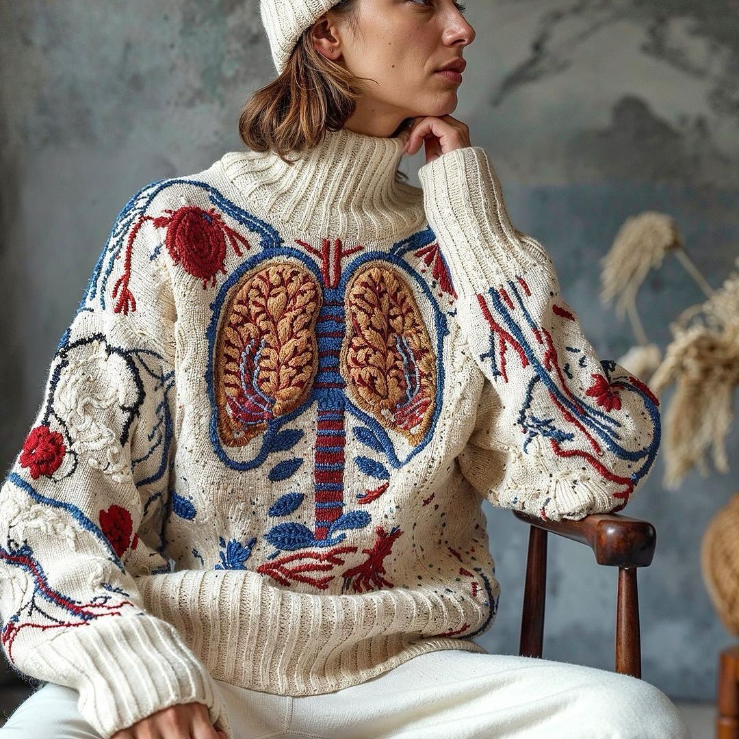 Un artista diseña “sweaters anatómicos” con inteligencia artificial ...