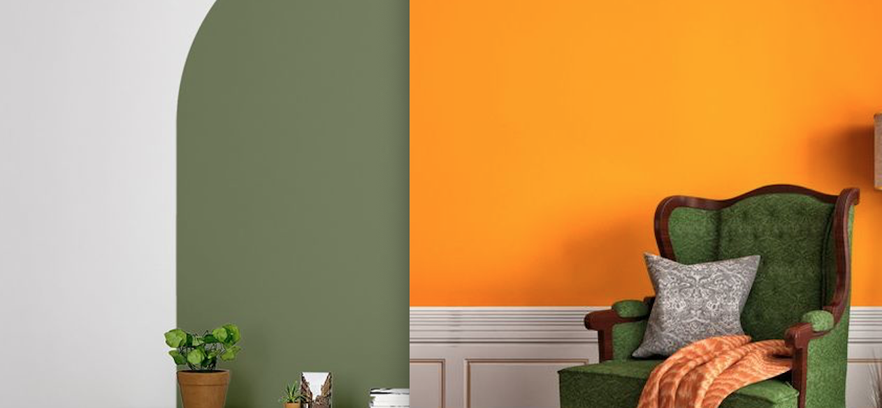 Verde y Naranja son los dos colores fetiche de la decoración 2024 ...