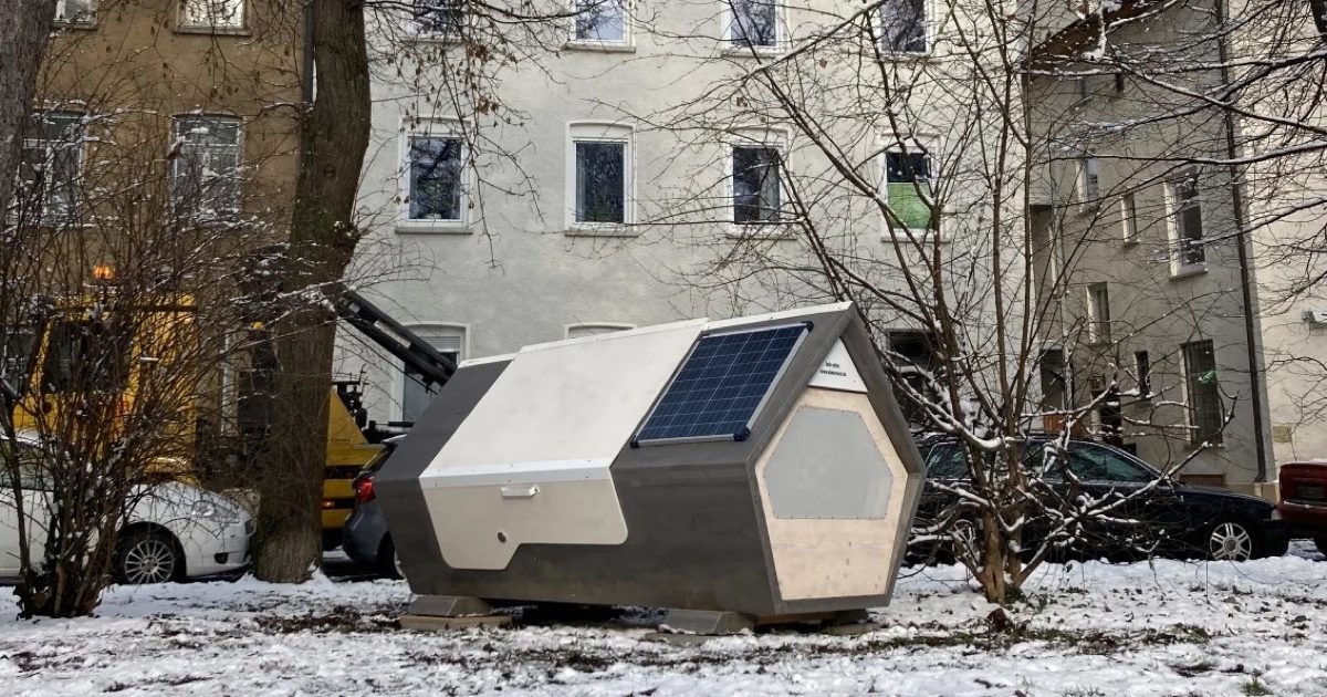Así son las cápsulas "Ulmer Nest" para proteger del frío a personas sin ...
