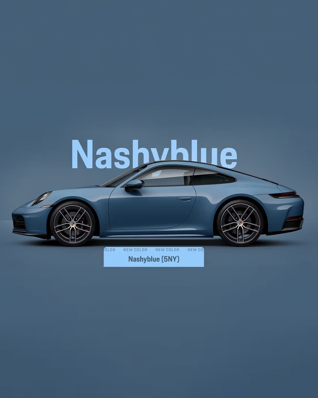 Largó la carrera de los autos de colores y Porsche está en la primera ...