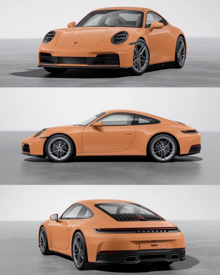 Largó la carrera de los autos de colores y Porsche está en la primera ...