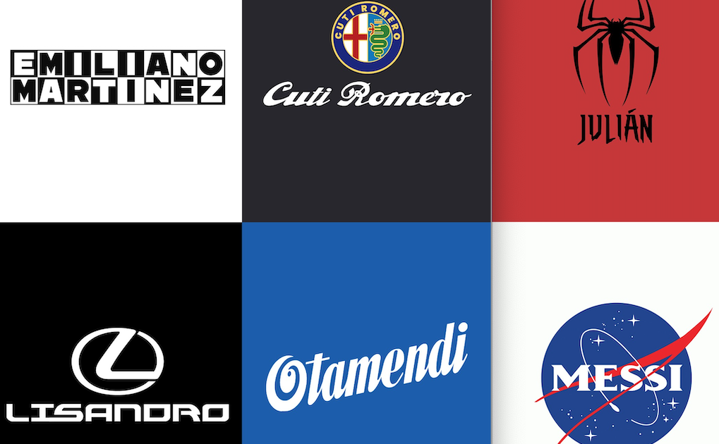 Un diseñador recreó el logo de marcas top con las figuras de la ...
