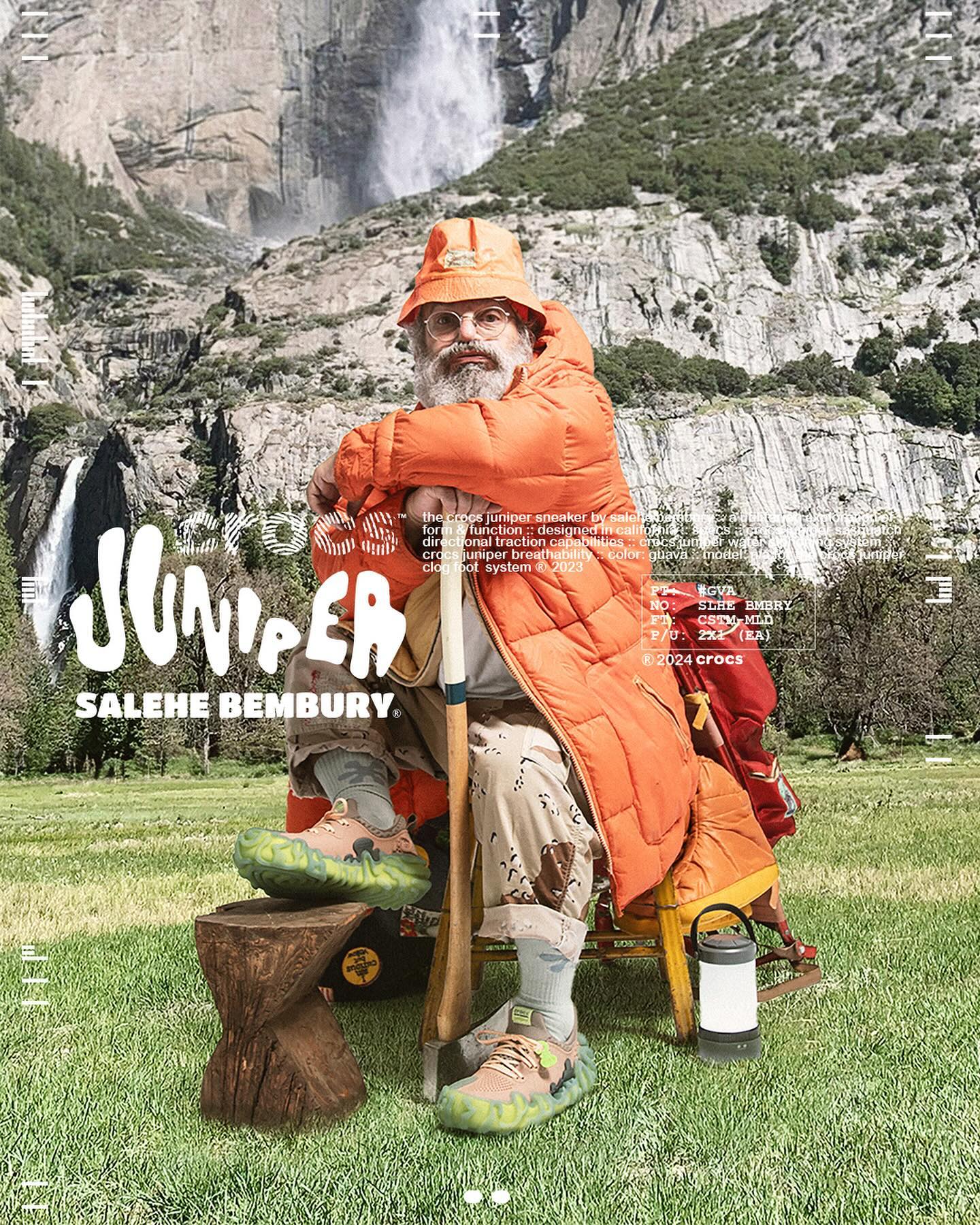 Crocs presentó su nuevo modelo y color "Tahini" de zapatilla x Salehe ...