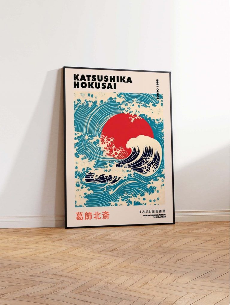 7 claves de arte y diseño de “La gran ola de Kanagawa” de Hokusai ...