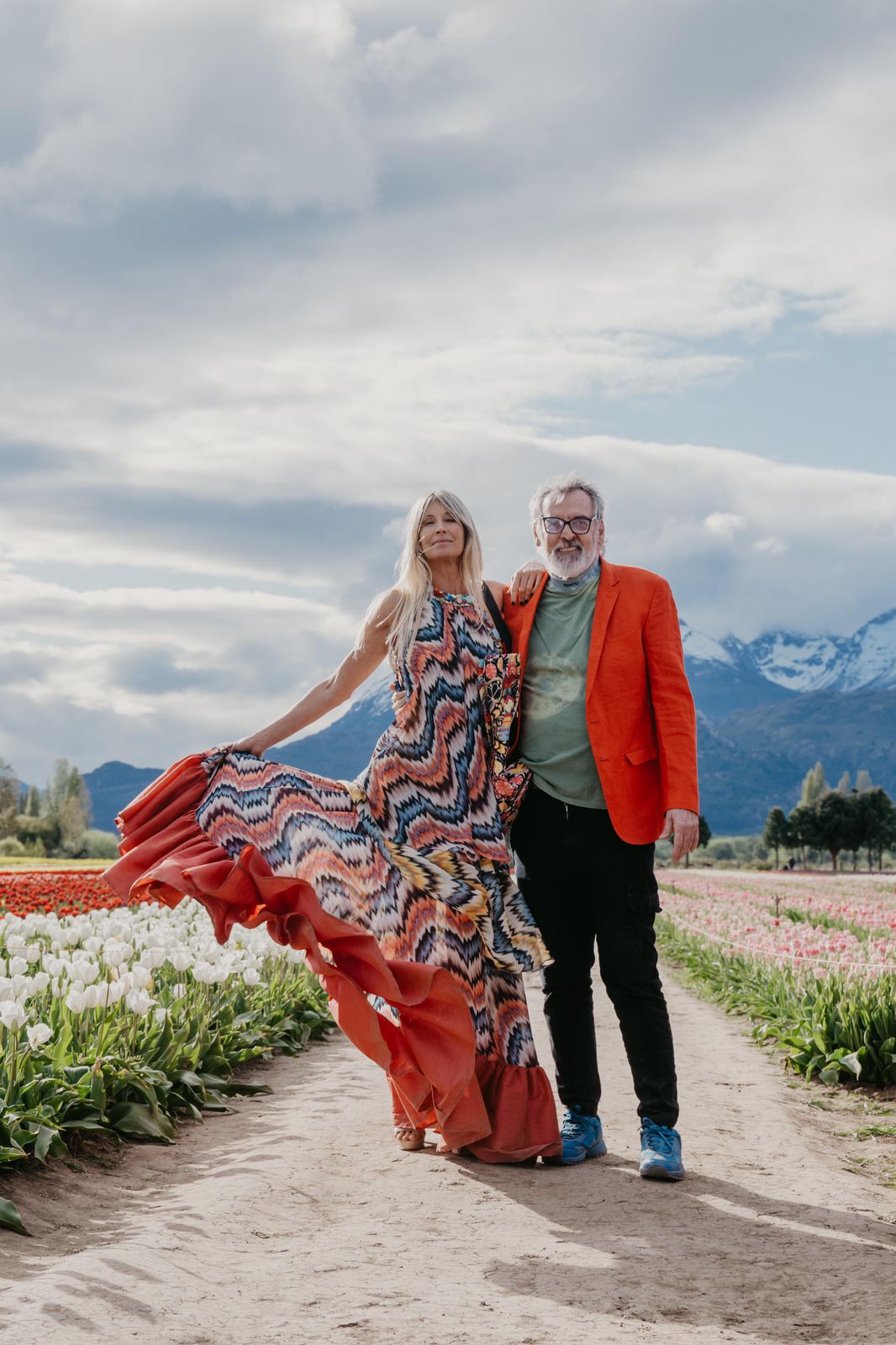 Benito Fernández hizo un desfile en el imponente Campo de Tulipanes de ...