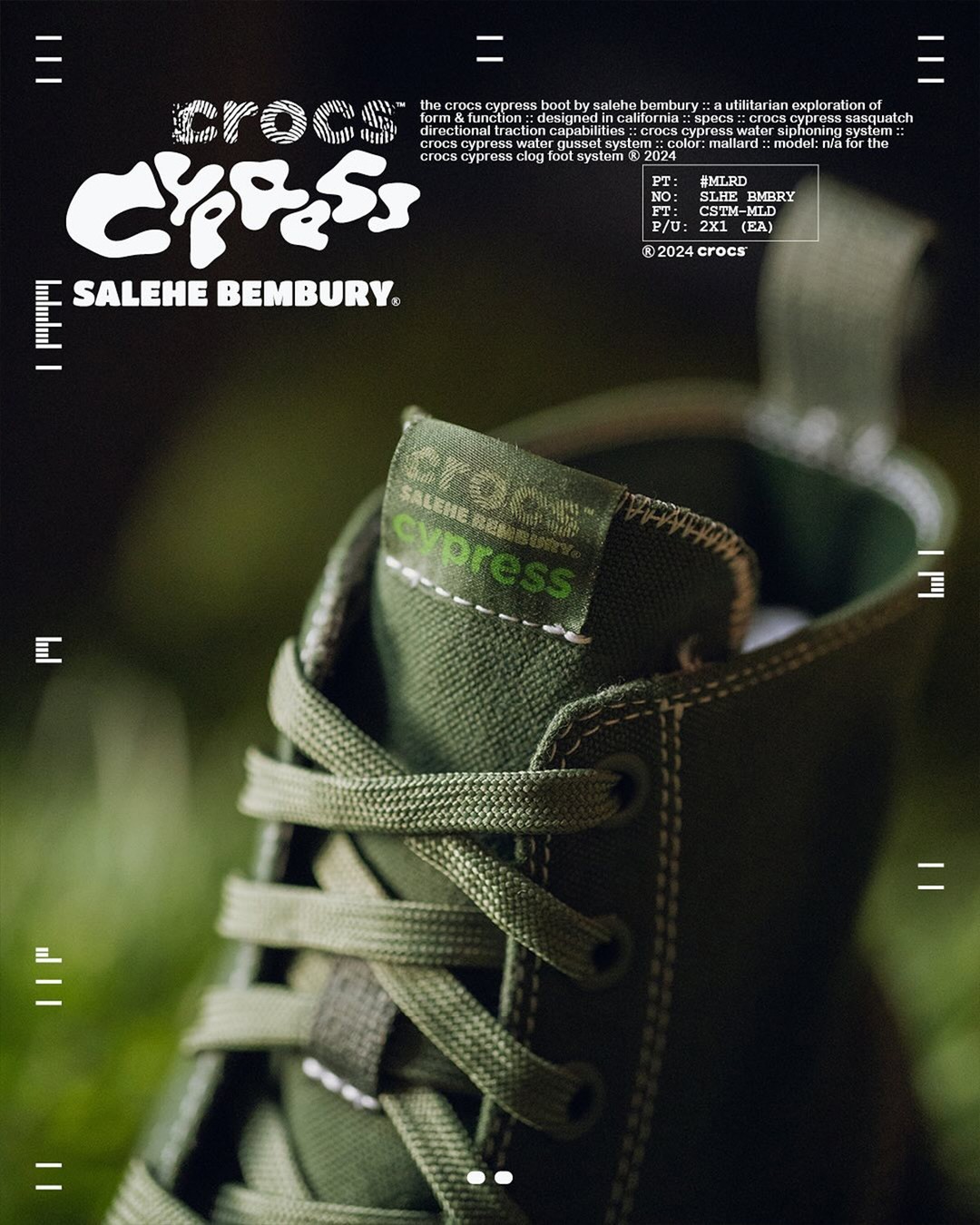 Las Pollex Cypress de Crocs de Salehe Bembury están listas para ser el ...